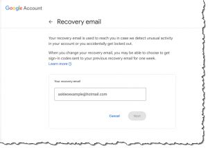 Will I Lose My Account If I Don T Set A Recovery Email Address For My Google Account Ask Leo
