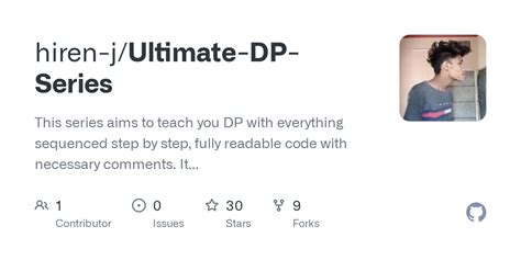 Github Hiren Jultimate Dp Series This Series Aims To Teach You Dp