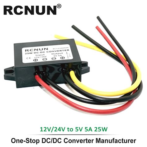 Generic Rcnun 12v 24v To 5v 3a 5a 10a Step Down Dc Dc Converter Regulator 50w 24 12 Volt Buck To