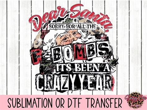 Christmas Sublimation Dtf Transfers Artofit