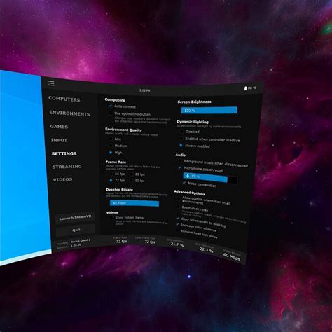 Openxr Toolkit Settings Quest2 Only Asw Oculus Not Steamvr Only Virtual Reality Vr