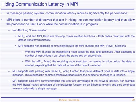 Parallel Processing Mpi Ppt Download