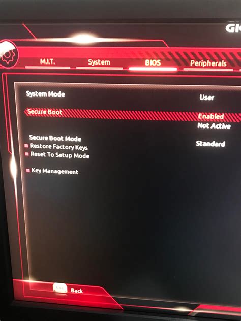 Secure Boot Is Enabled But Not Active R Gigabyte