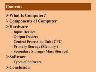 Hw Sw Pptx N PPTX Operating Systems Computer Software And
