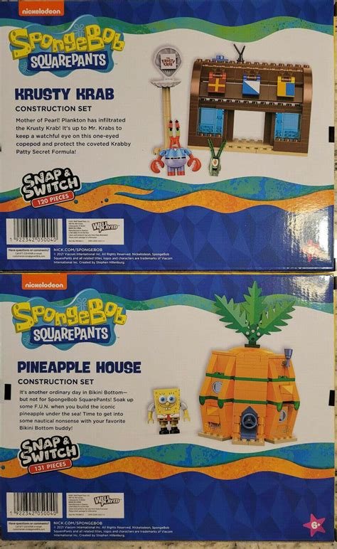 Nickelodeon Snap And Switch Spongebob Krusty Krab And Pineapple House