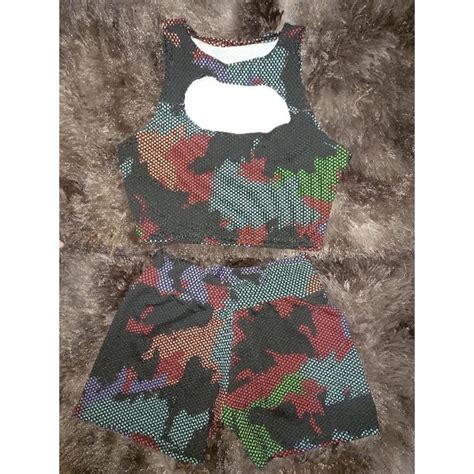 Conjunto Cropped Shopee Brasil