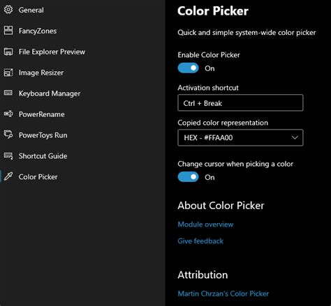 Color Picker Is A New Module That Comes To Windows PowerToys