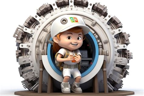 Premium Photo Controlling A Massive Tunnel Boring Machine Underground