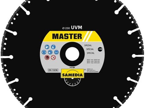 Samedia MASTER UVM Is Een Eerste Klasse Diamantzaagblad Voor Hout