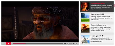 HTML Video Player With Playlist Multiple Skins By LambertGroup