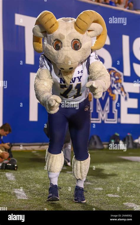 Memphis Tn October 14 The Navy Midshipmen Mascot Bill The Goat