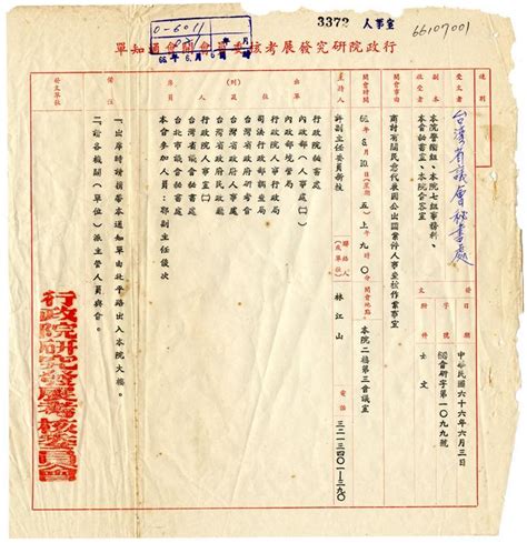行政院研究發展考核委員會為商討有關民意代表因公出國案件人事查核作業事宜函知臺灣省議會秘書處派員開會內含會議參考資料