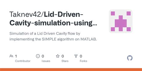 Lid Driven Cavity Simulation Using Simple Algorithm Matlab Lid Driven