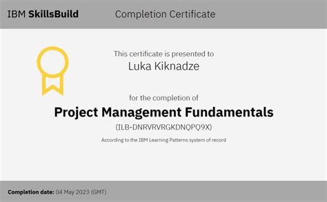 Luka Kiknadze On Linkedin Business Projectmanagement Certification Ibm Success