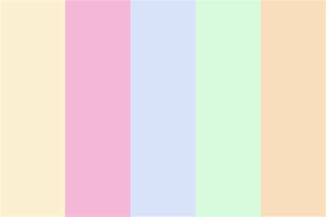 Kawaii Cute Pastels Color Palette