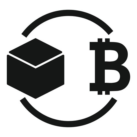 Blockchain Payment Icon Simple Vector Block Chain 21503048 Vector Art