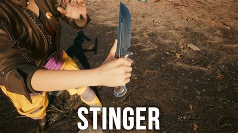 Looking For A Knife That Looks Similar The The Stinger From Cyberpunk