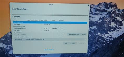 Installation Type Single Boot 2 Partitions Installing Zorin Os