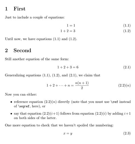 Custom Equation Numbering TeX LaTeX Stack Exchange