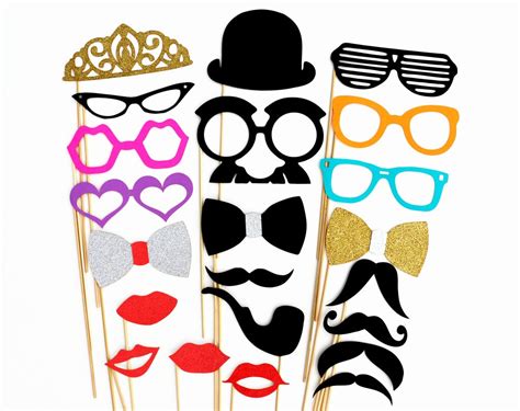 Best Photo Booth Prop 22 Piece Party Set Wedding Birthday Etsy