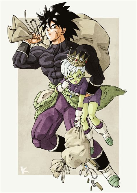 Broly And Cheelai Dragon Ball And 2 More Drawn By Kakerudbskakeru