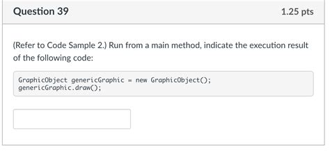 Solved Code Sample 2 Graphicobjectjava Public Abstract