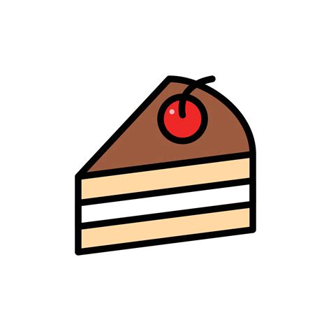 Cake Icon Vector Design Template 11516855 Vector Art At Vecteezy