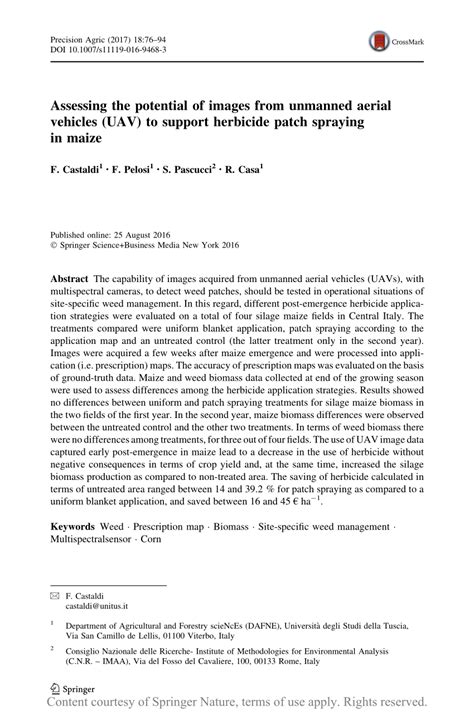 Assessing The Potential Of Images From Unmanned Aerial Vehicles Uav