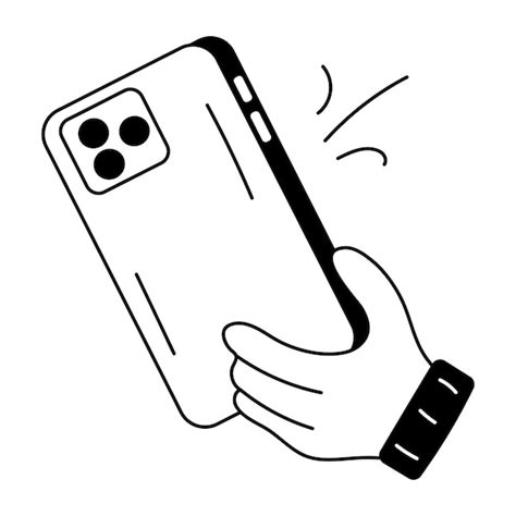 Premium Vector Premium Doodle Icon Of Handheld Communication Device