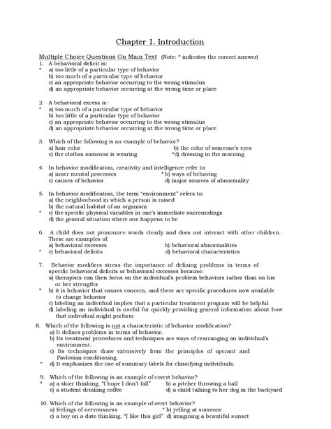 Test Bank For Behavior Modification What It Is And How To Do It 11th Edition By Garry Martin