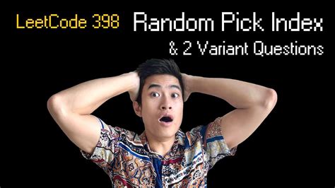 Random Pick Index Leetcode 398 2 Variant Questions Meta Actually Asks Youtube
