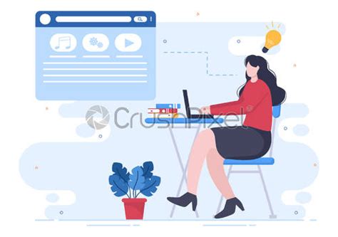 Software Development And Programming Code On Computer Vector