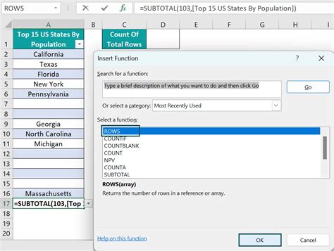 Count Rows In Excel Top 6 Ways With Step By Step Examples