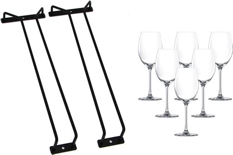Mbcare Wine Glass Rack Under Cabinet Wine Glass Holder Alloy Steel