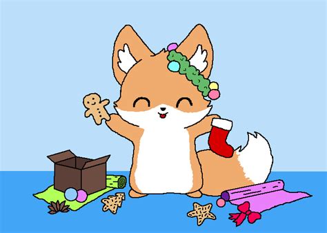 Pixilart Kawaii Fox By Aesthetic Zone