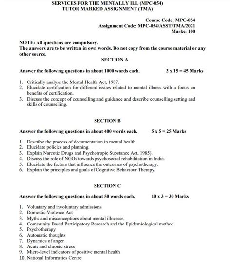 IGNOU Solved Assignment Solved Papers And Guess Papers