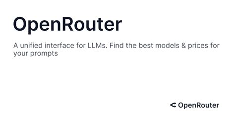 Openrouter Ai Ai Agents Directory