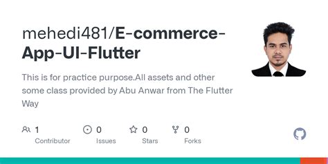 Github Mehedi E Commerce App Ui Flutter This Is For Practice Purpose All Assets And Other