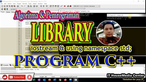 04 C Preprocessor Library Iostream Dan Using Namespace Std C