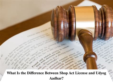 What Is The Difference Between Shop Act License And Udyog Aadhar ZeroFilings
