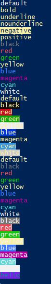 List Of All Colors Available For PowerShell