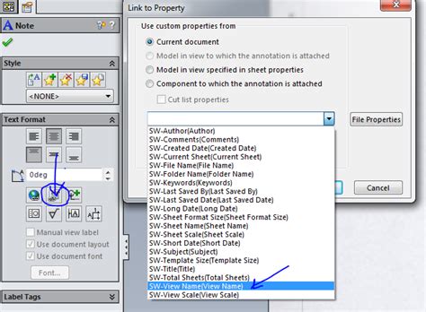 How Do I Add A View Label Solidworks Solidworks Tutorial Custom