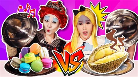 붉은여왕vs앨리스 이상한 나라에서 랜덤 음식 뽑기놀이 챌린지 Challenge Youtube