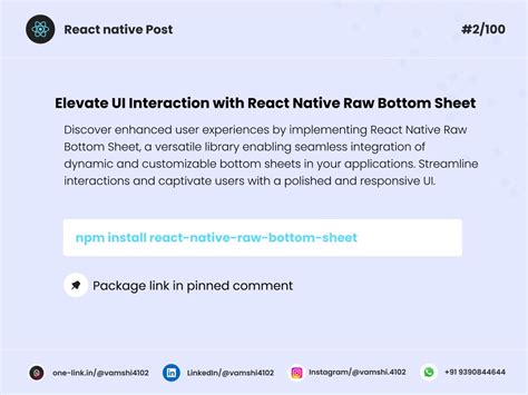 React Native Post 2100 Discover The Tech Revolution Vamshi Krishna