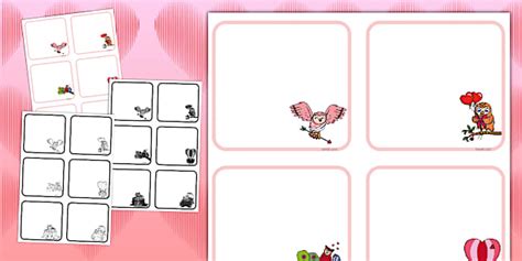 Valentines Day Themed Peg Labels Twinkl Primary