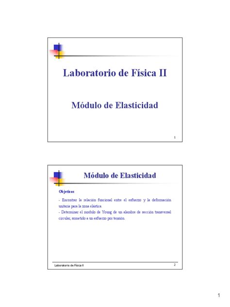 Modulo De Elasticidad Pdf Elasticidad Física Deformación