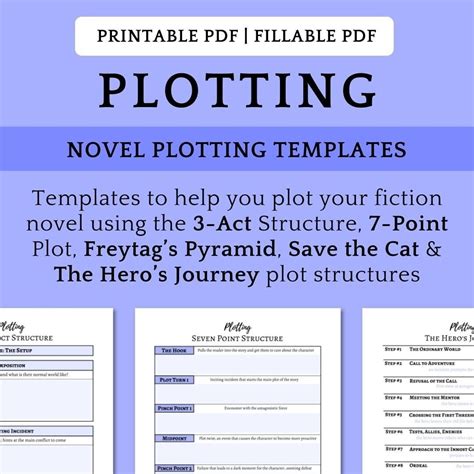 Book Writing Templates Plot Your Novel Story Plotting Sheets And Scene