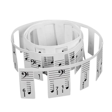 Piano Notes Sticker Removable Piano Keyboard Note Labels Staff Piano