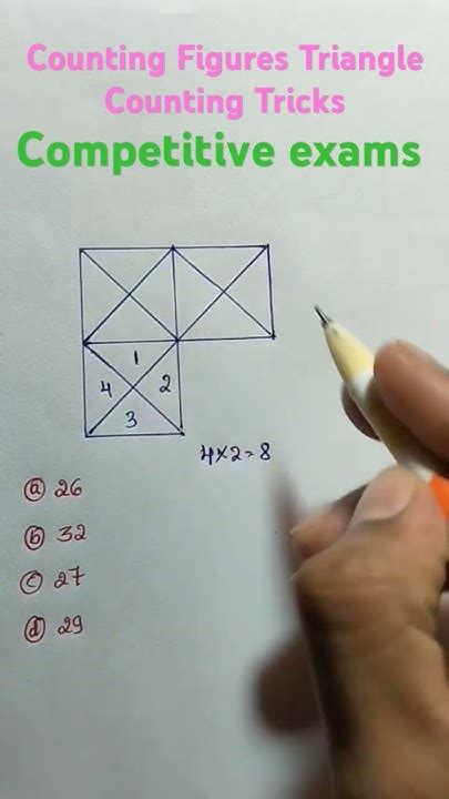 Counting Figures Triangle Counting Tricks Reasoning Youtube