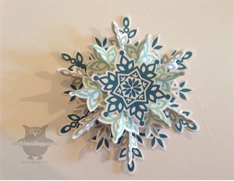 Dani S Thoughtful Corner Festive Flurry 3 Dimensional Snowflake
